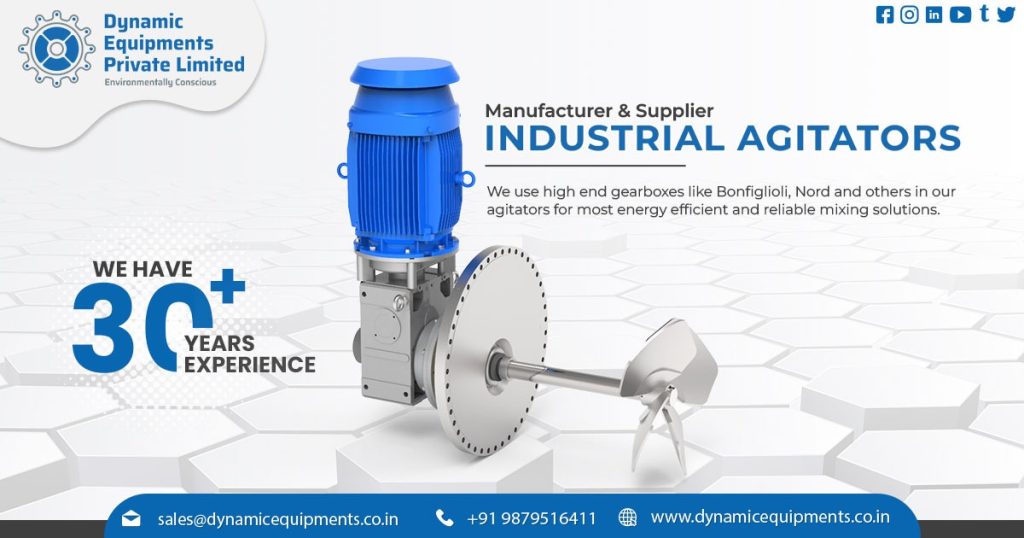 Custom-Designed Industrial Mixer Agitators - Dynamic Equipments Pvt. Ltd.
